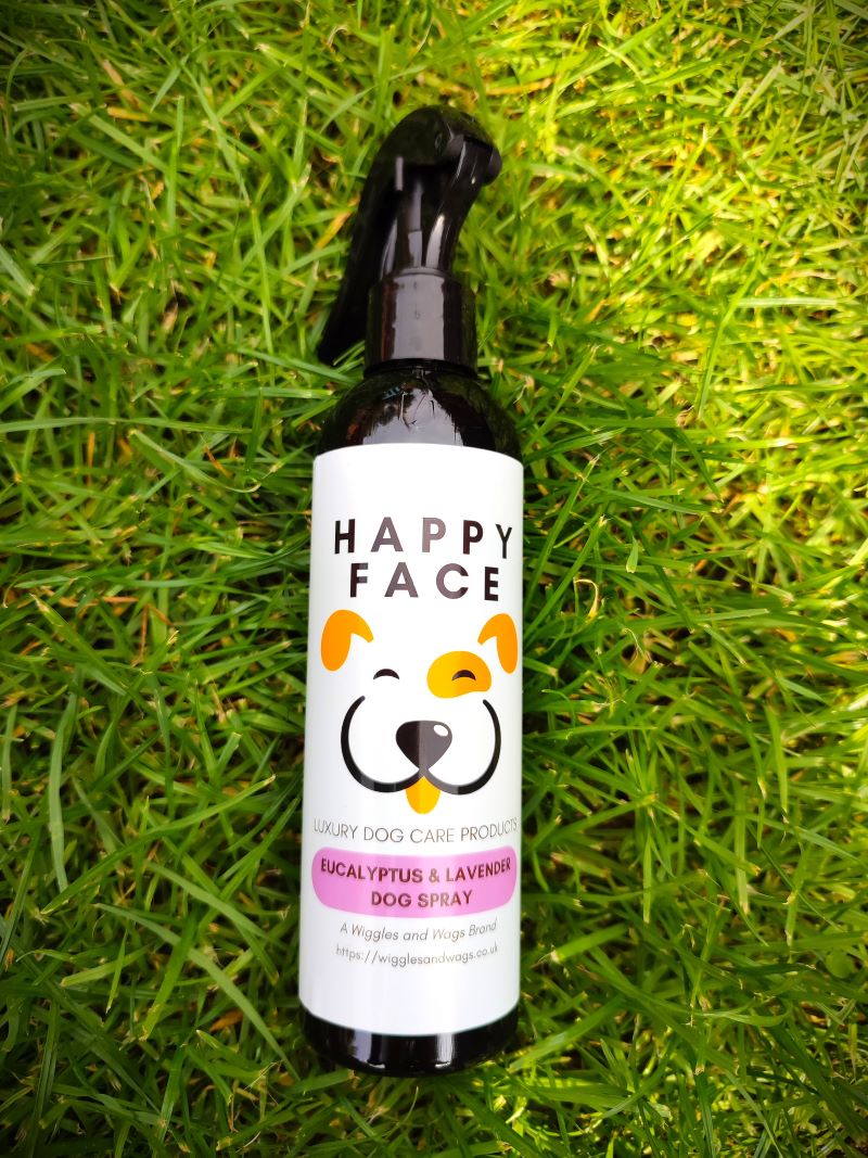Dog Deodorant Spray | Happy Face | Vegan | Conditioner – wiggles and wags