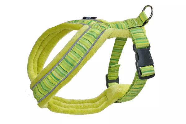 Y Shaped Dog Harness | Comfortable Fleece – Wiggles and Wags